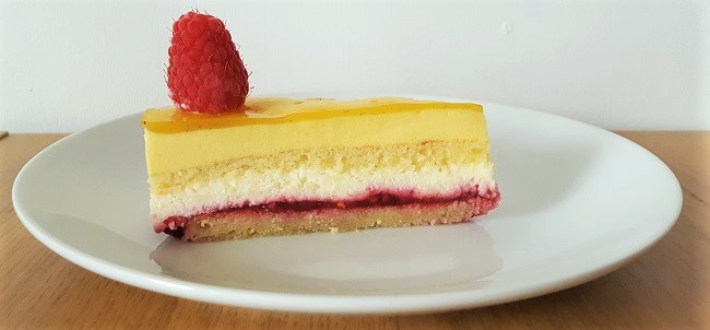 Raspberry and Mango Entremet | I Heart Patisserie
